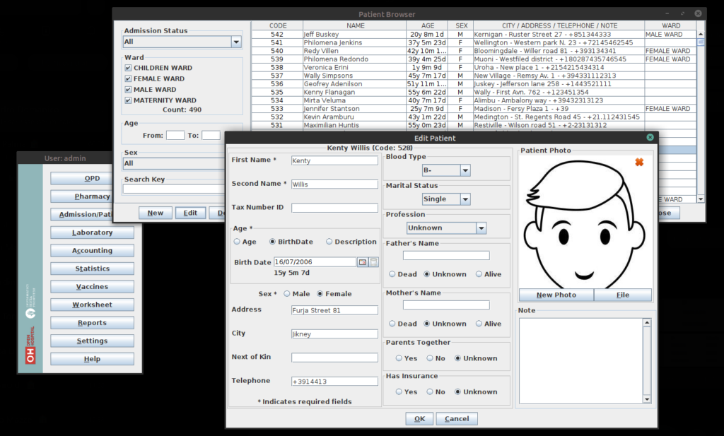 Documentation - Open Hospital