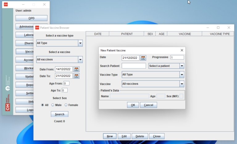 Documentation Open Hospital